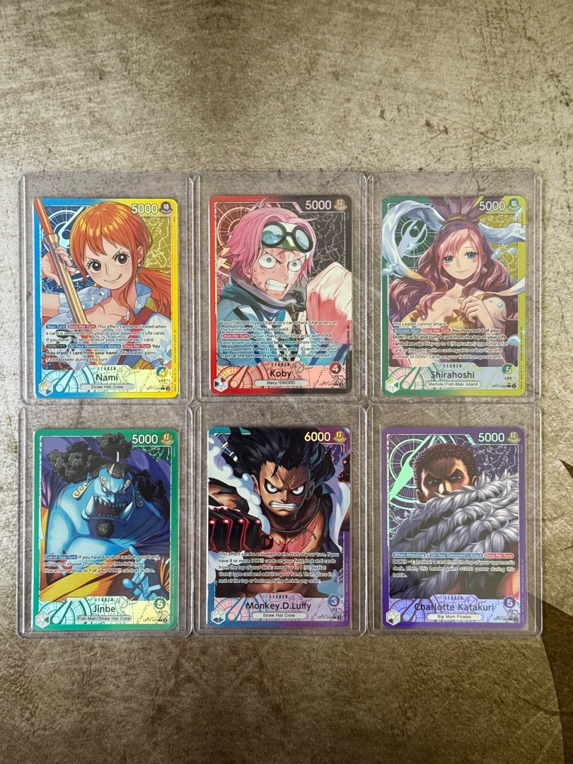 One Piece English OP-11 OP11 Alt Art Leader Set Nami Koby Shirahoshi ...