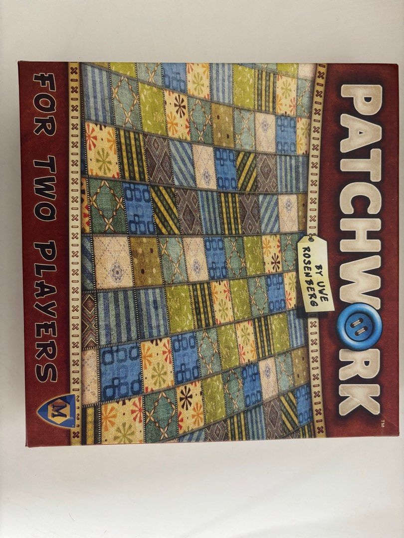 Patchwork Board Game by Uwe Rosenberg, Hobbies & Toys, Toys & Games on Carousell