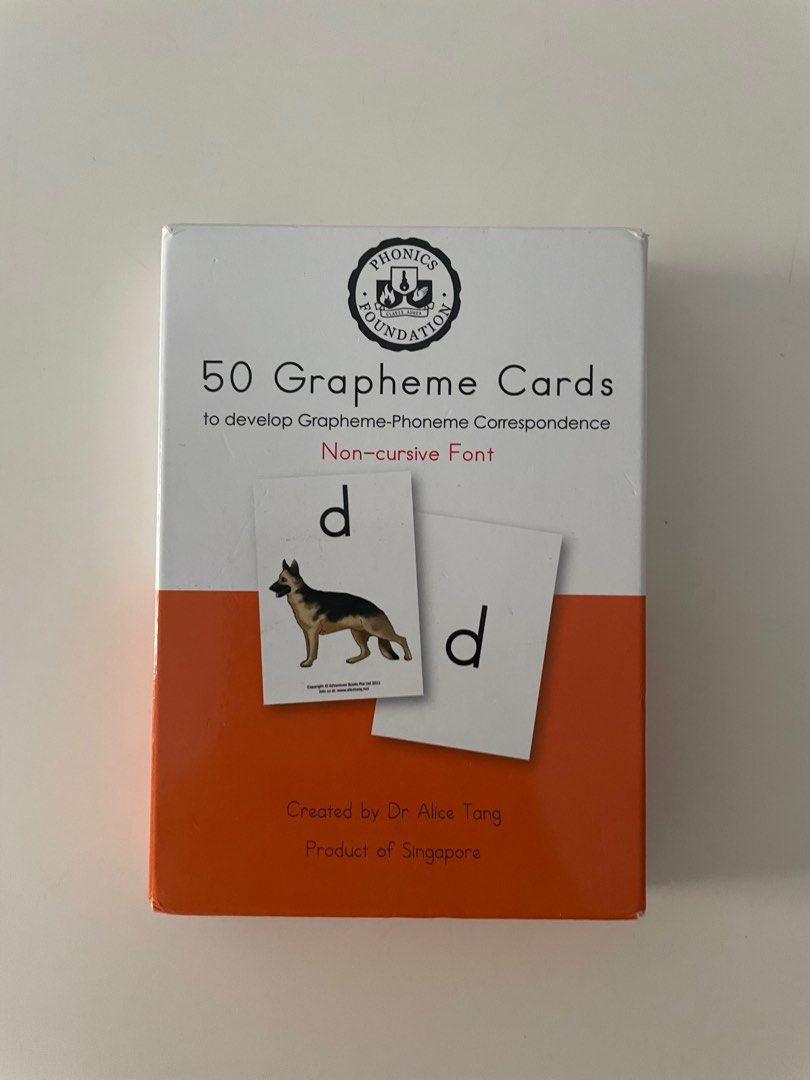Phonics Foundation Grapheme Cards, Hobbies & Toys, Books & Magazines ...