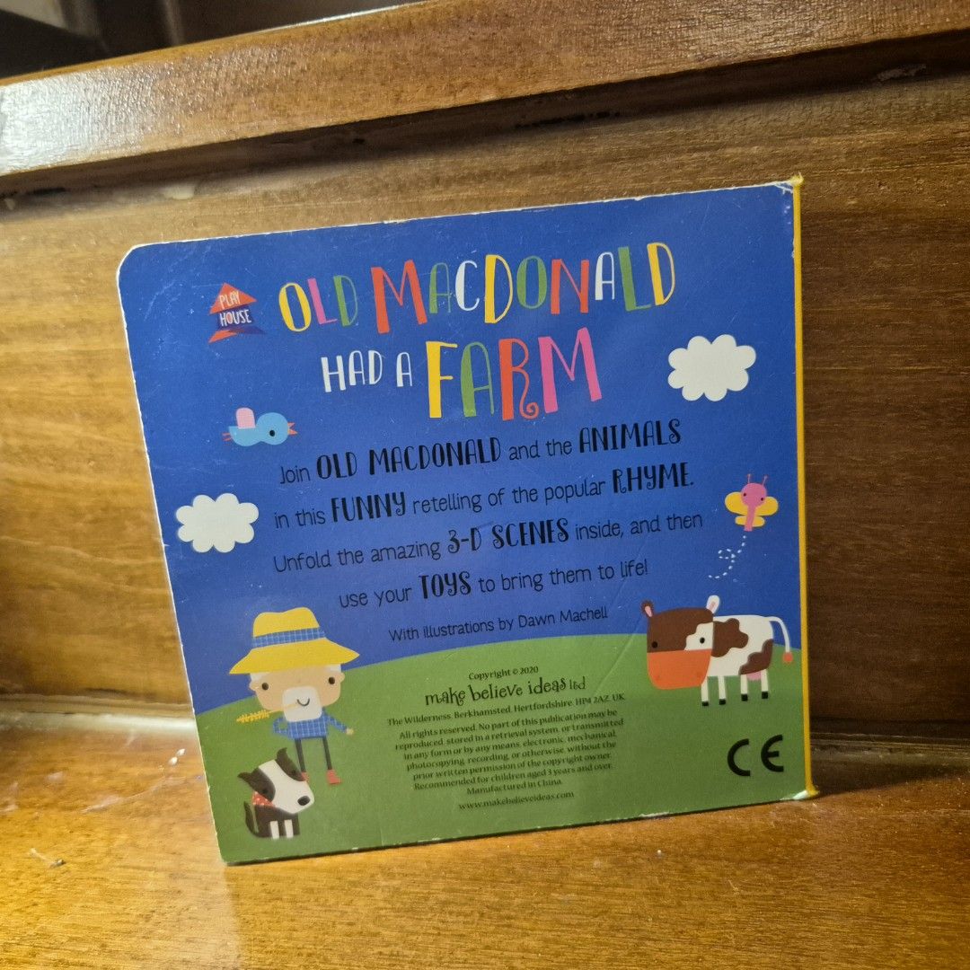 Playhouse Old MacDonald Had a Farm storybook, Hobbies & Toys, Books ...