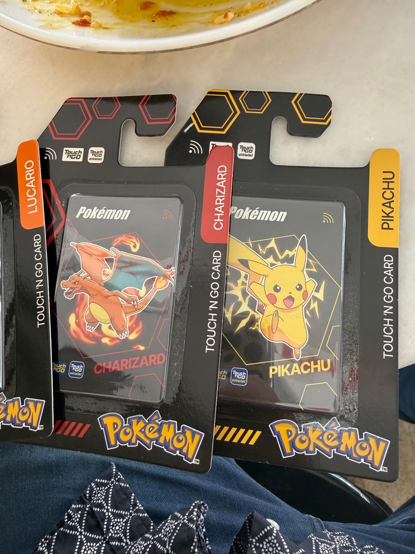 Pokemon Touch 'n Go Card - Charizard, Pikachu, Lucario, Mimikyu ...
