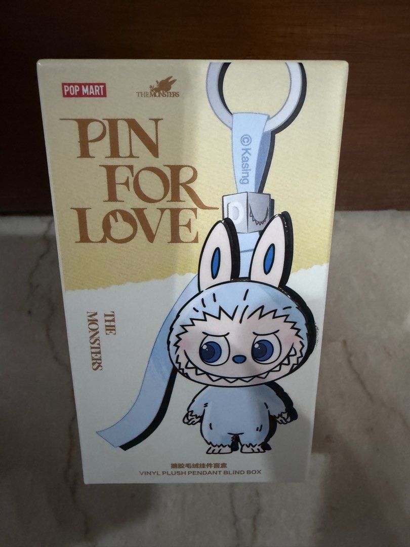 Pop Mart Pin For Love The Monsters Vinyl Plush Pendant Blind Box ...