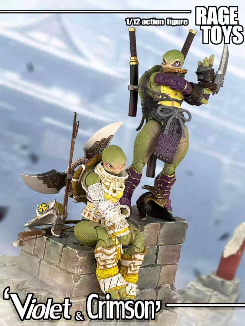 [Q2 2026] Rage Toys Samurai Force 1/12 Violet & Crimson, Hobbies & Toys ...