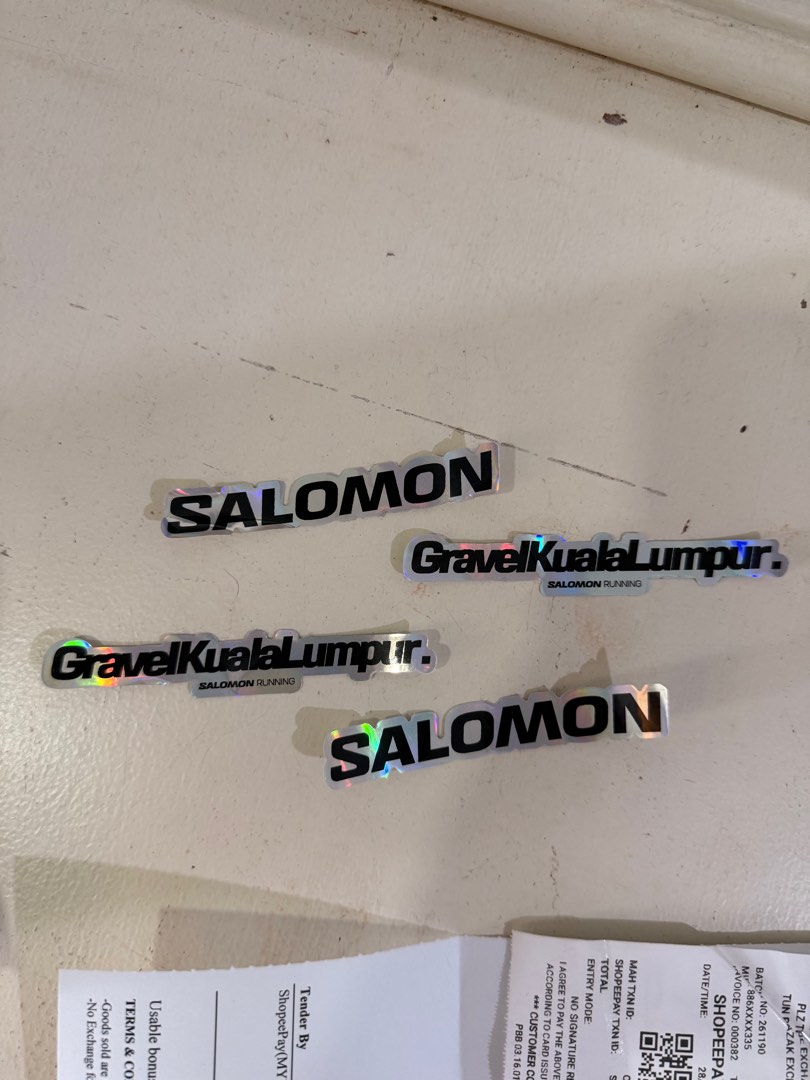 Salomon Sticker, Hobbies & Toys, Collectibles & Memorabilia, Fan ...