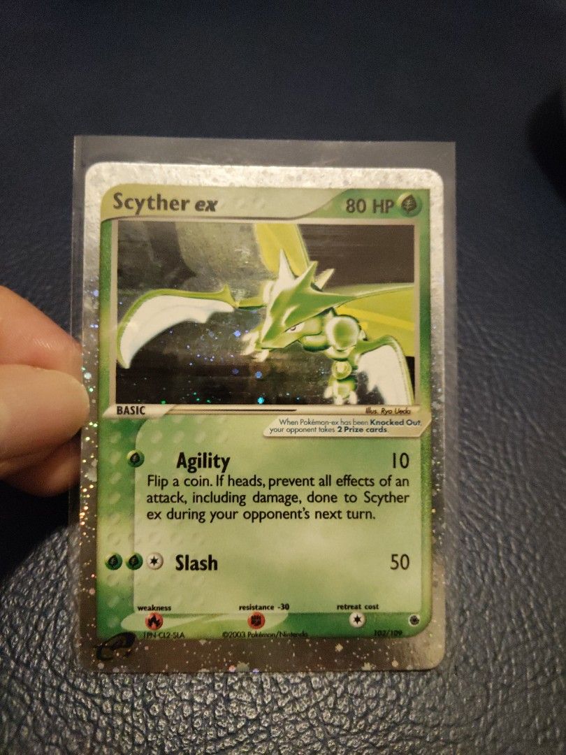 Scyther ex Pokemon Card, Hobbies & Toys, Toys & Games on Carousell