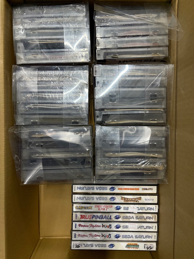 Sega Saturn Games Street Fighter Alpha 2, Virtua Fighter Kids, and True ...