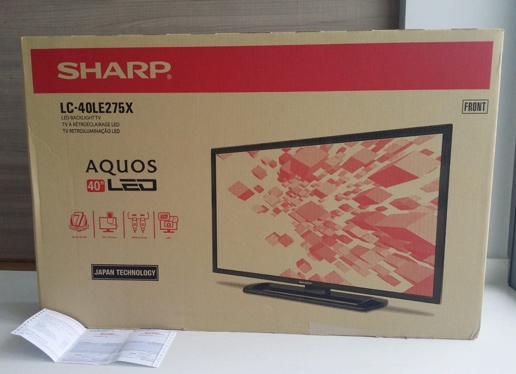 Sharp Aquos 40" LED TV - LC-40LE275X, TV & Home Appliances, TV ...