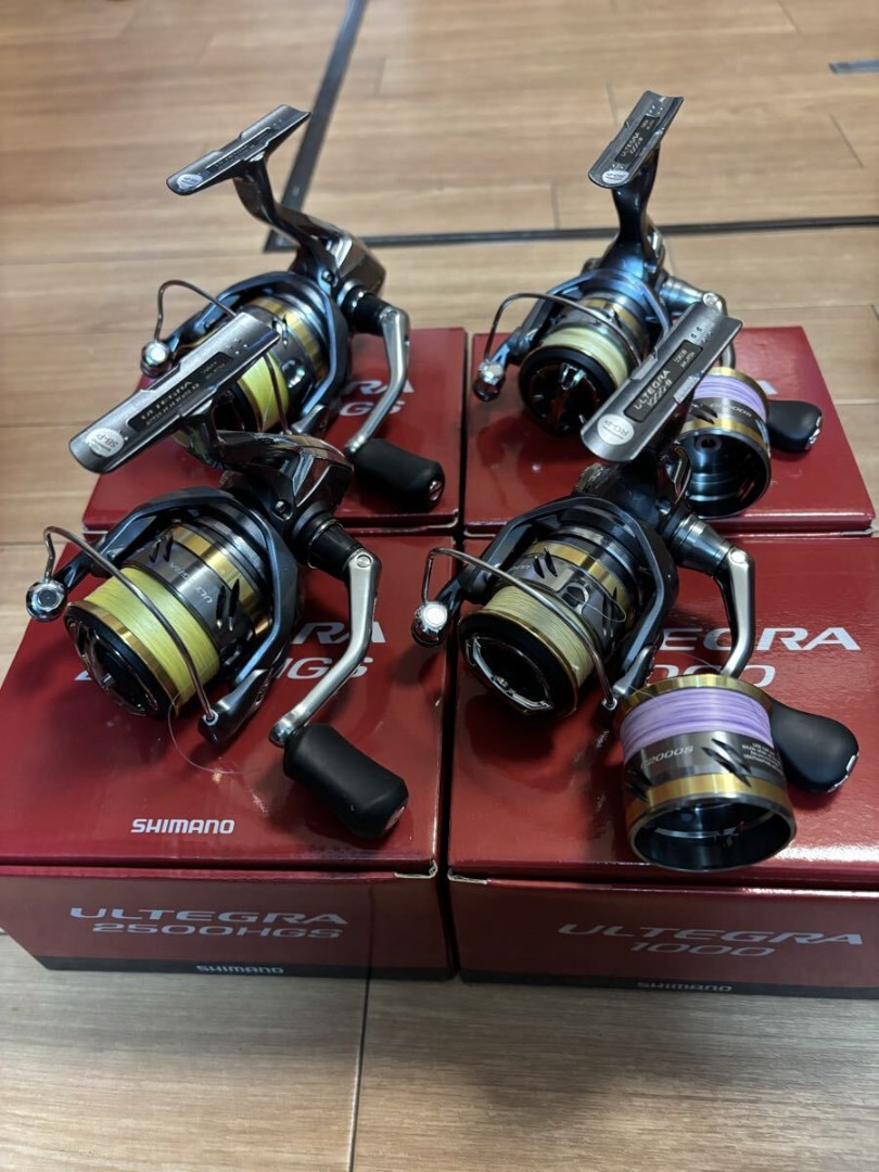 Shimano Ultegra 1000S C2000S Spools, 2500HGS, Set of 4, Almost New ...