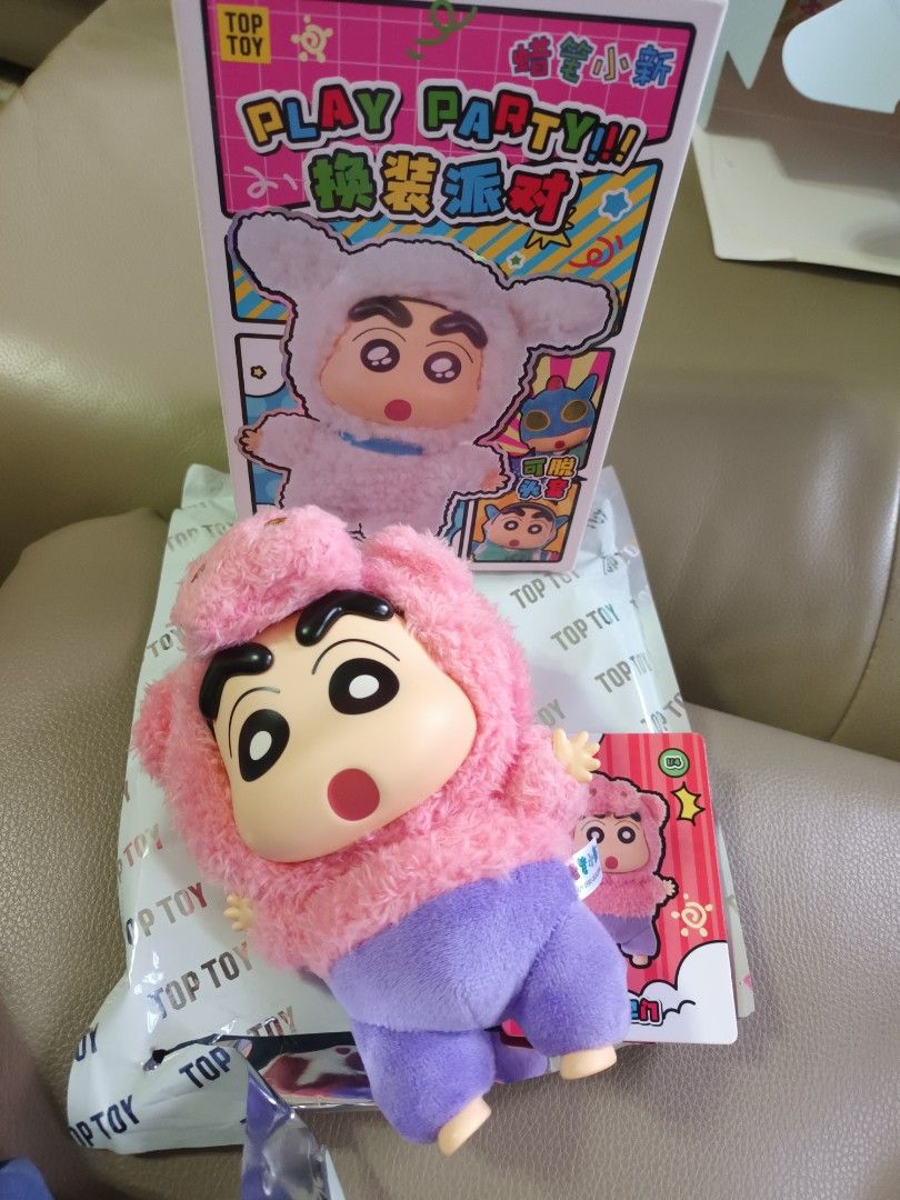 Top Toy Shin Chan Play Party Series Vinyl Plush, Hobbies & Toys, Toys ...