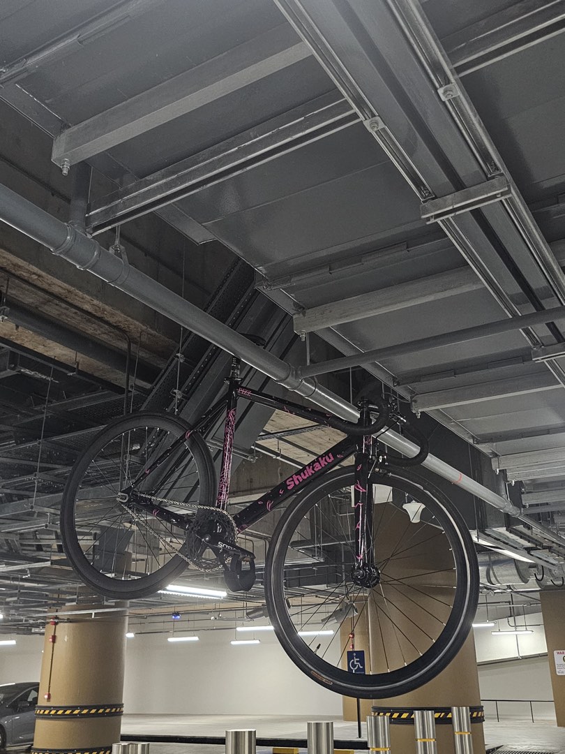 Shukaku Fixed Gear Bike - Black and Pink, Sports Equipment, Bicycles ...