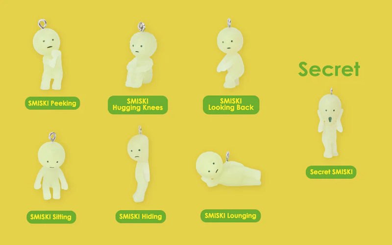 smiski series 1 peeking/sitting, Hobbies & Toys, Toys & Games on Carousell