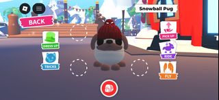 Adopt me snowball pug For Sale | In-Game Products | Carousell Singapore