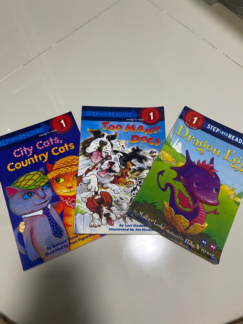 Step Into Reading Level 1 Books - Set of 3, Hobbies & Toys, Books ...