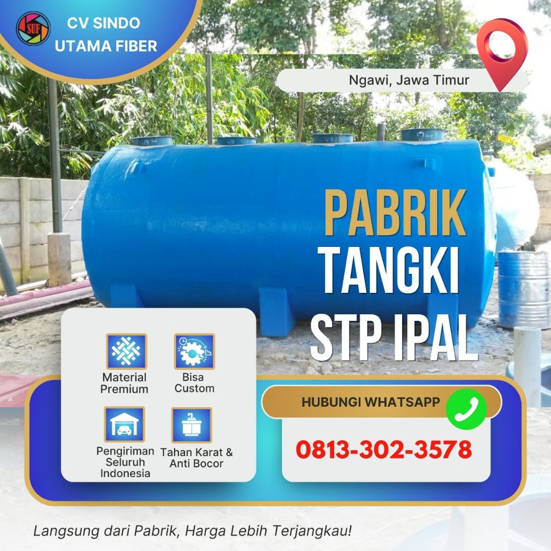 Supplier Tangki STP IPAL Ngawi Menghadirkan Solusi Pengolahan Limbah ...