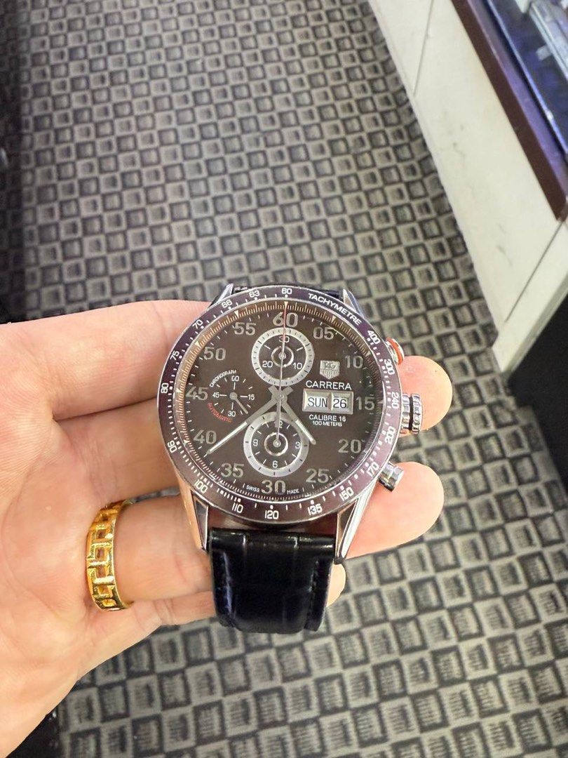 TAG HEUER CARRERA SWISS MADE AUTOMATIC CHRONOGRAPH, Men's Fashion ...
