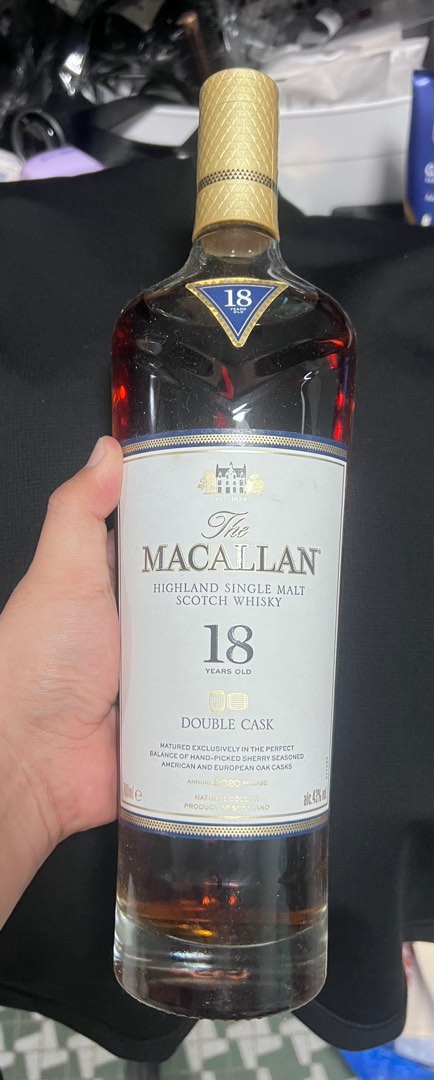 The Macallan 18 Years Old Double Cask Whisky (2020), Food & Drinks ...