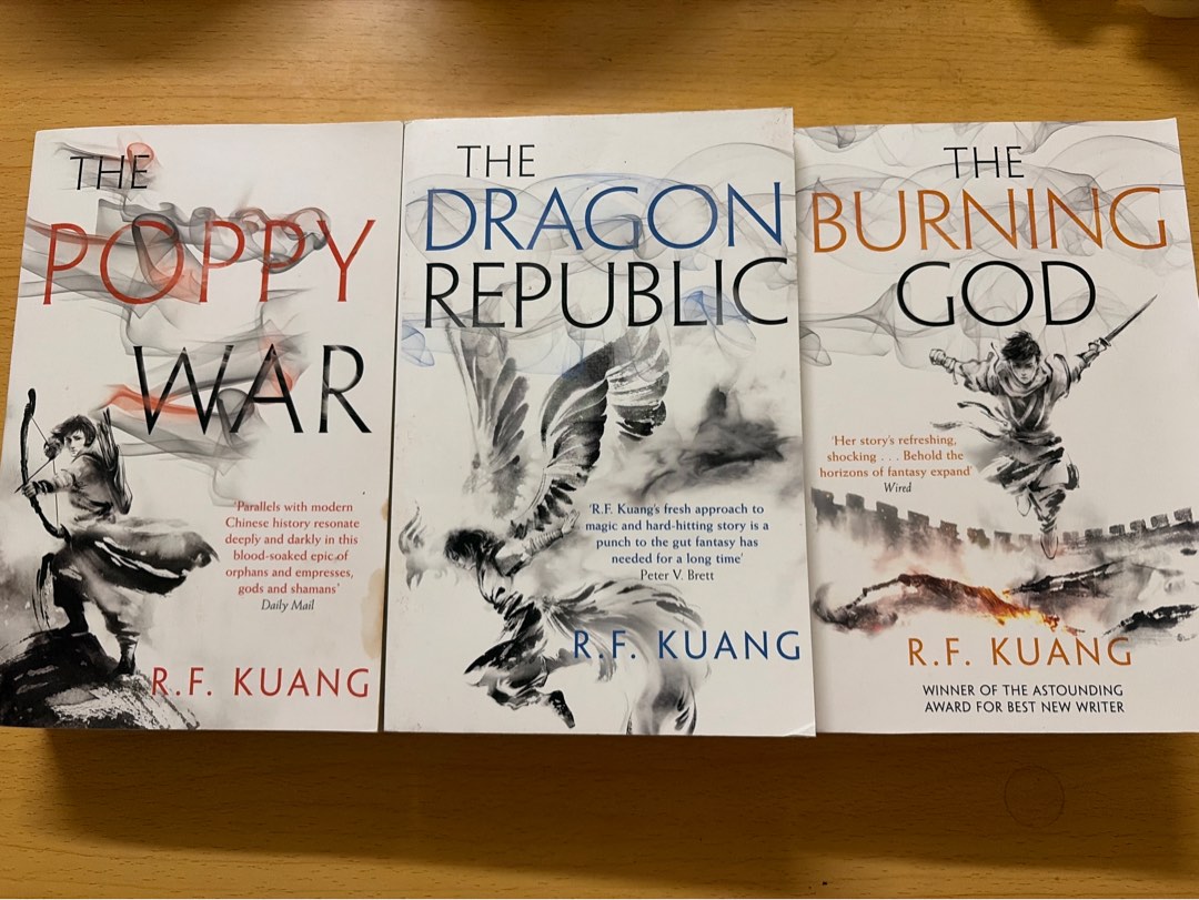 The Poppy War Trilogy R.F. Kuang, 興趣及遊戲, 書本 & 文具, 小說及非小說 - Carousell