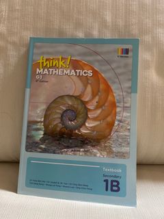 Think mathematics 1B textbook and workbook, Hobbies & Toys, Books ...