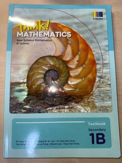 Think! Mathematics Secondary 1A Textbook, Hobbies & Toys, Books ...