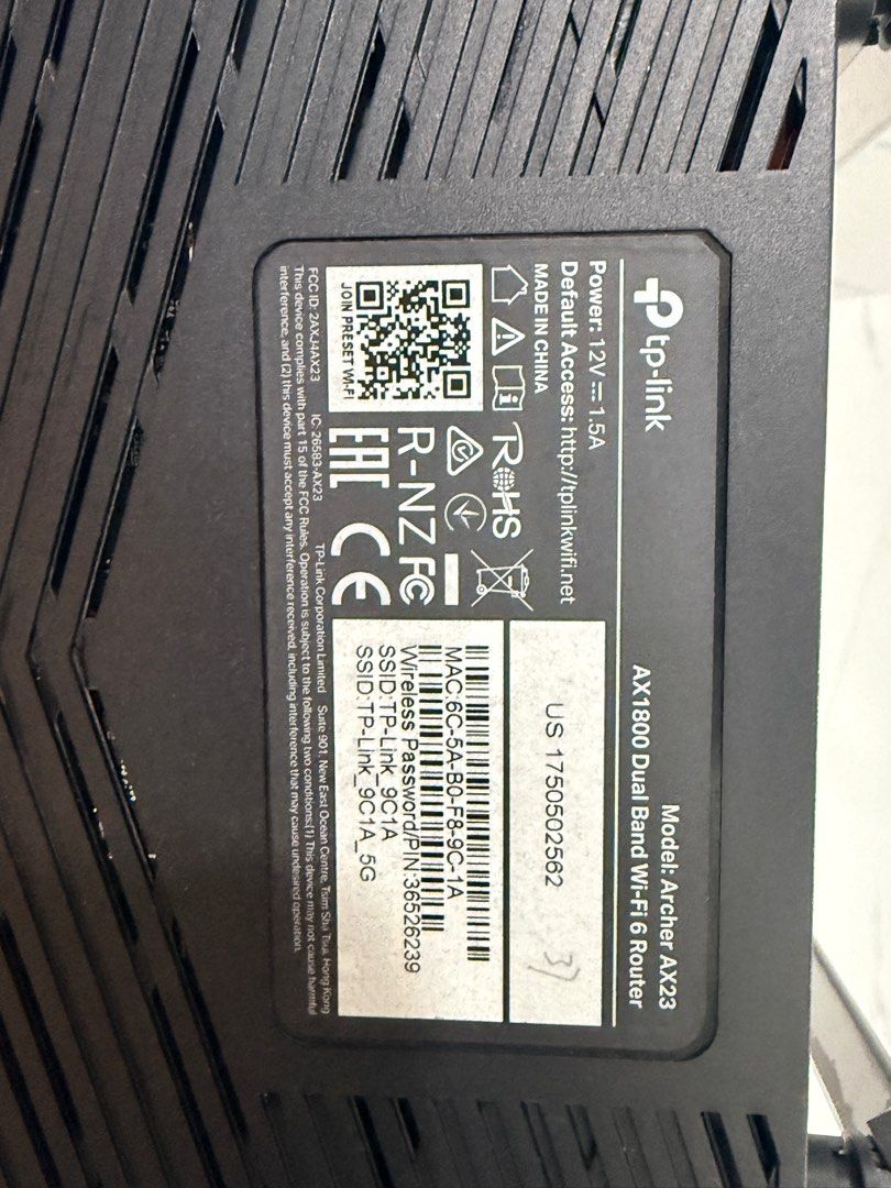 TP-Link Archer AX23 Router & RE650 Range Extender, Computers & Tech ...