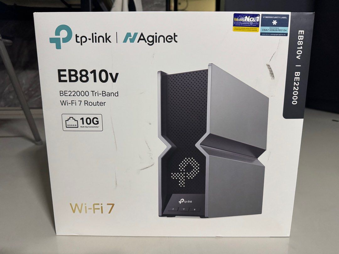 TP-Link EB810v Tri-Band Wi-Fi 7 Router, Computers & Tech, Parts ...