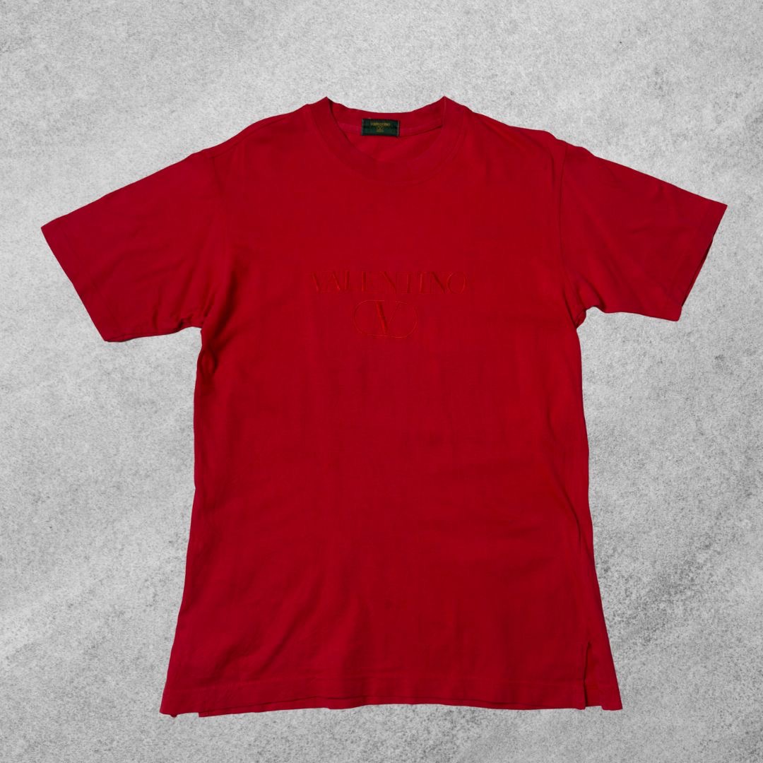 Valentino tee spellout embroidered, Men's Fashion, Tops & Sets, Tshirts ...