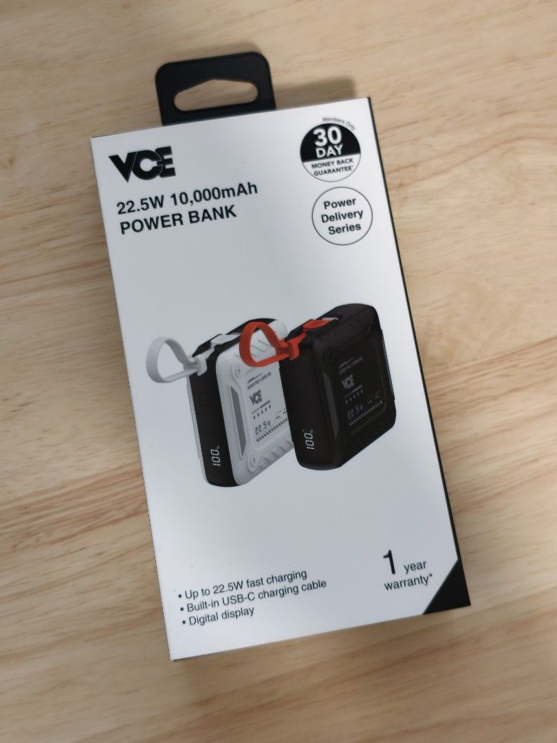 VCE 22.5W 10,000mAh Power Bank, Mobile Phones & Gadgets, Mobile ...