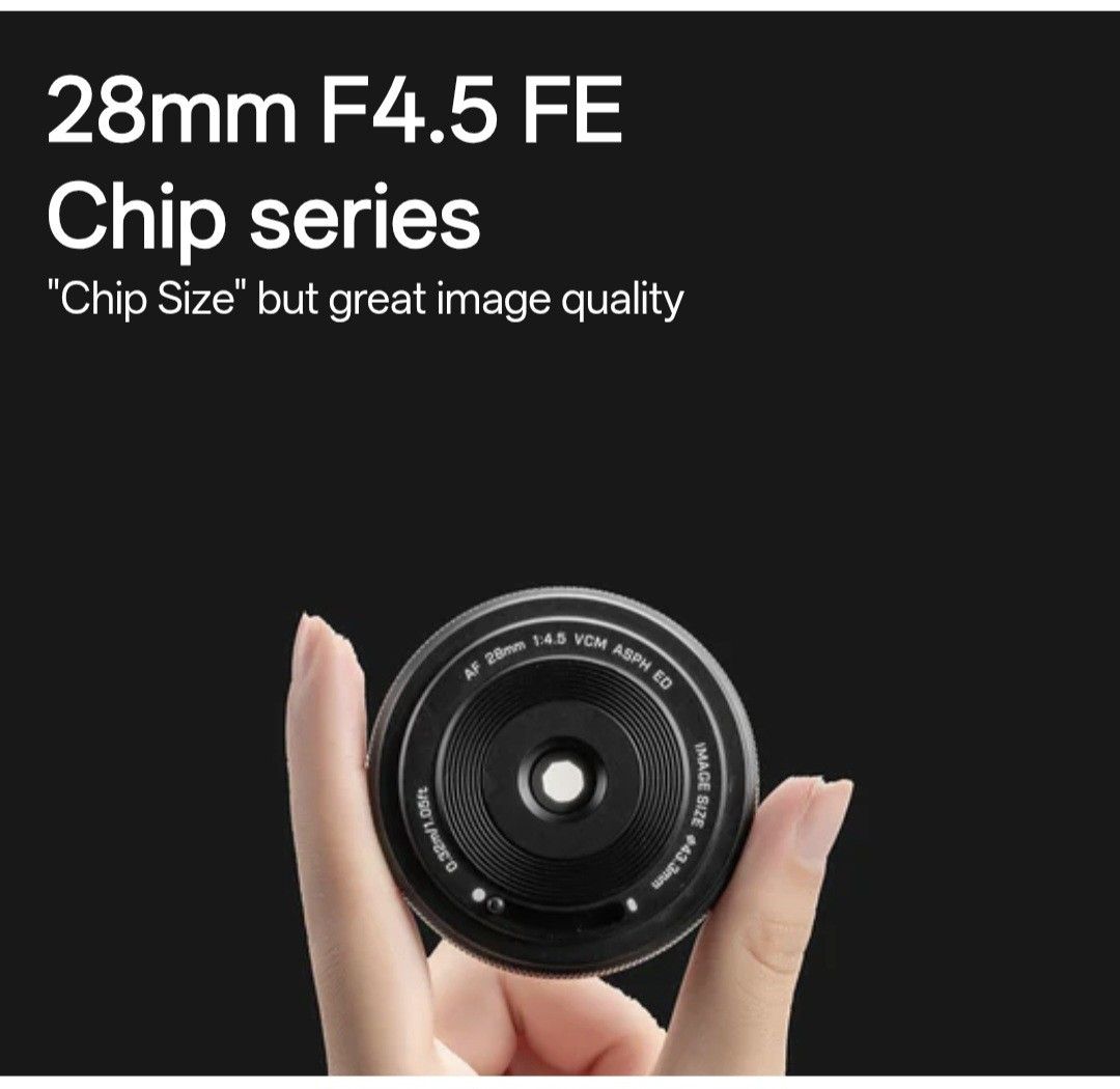 Viltrox AF 28mm f4.5 full frame chip lens for Sony E mount, Photography ...