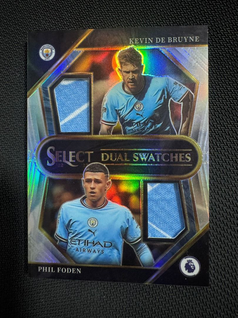 2022 Panini Soccer Card Select Premier League Kevin De Bruyne/ Phil ...