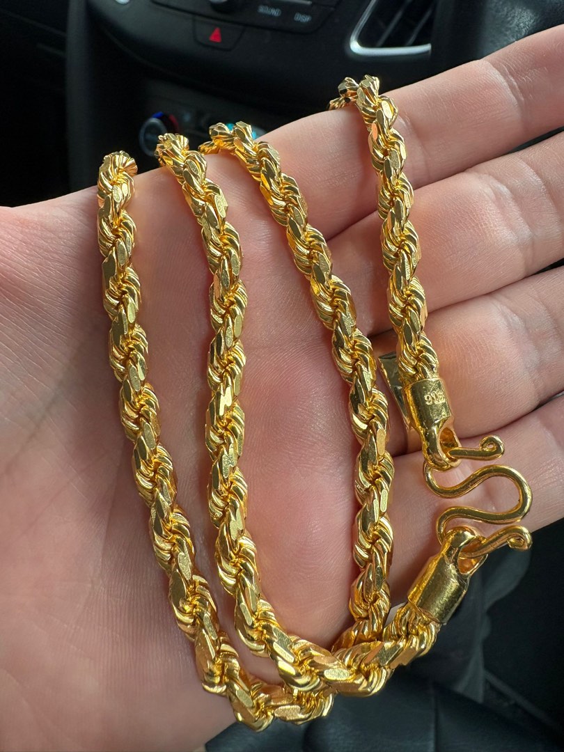 22k 916 Rope Chain 64cm 150.1g, Hobbies & Toys, Memorabilia ...
