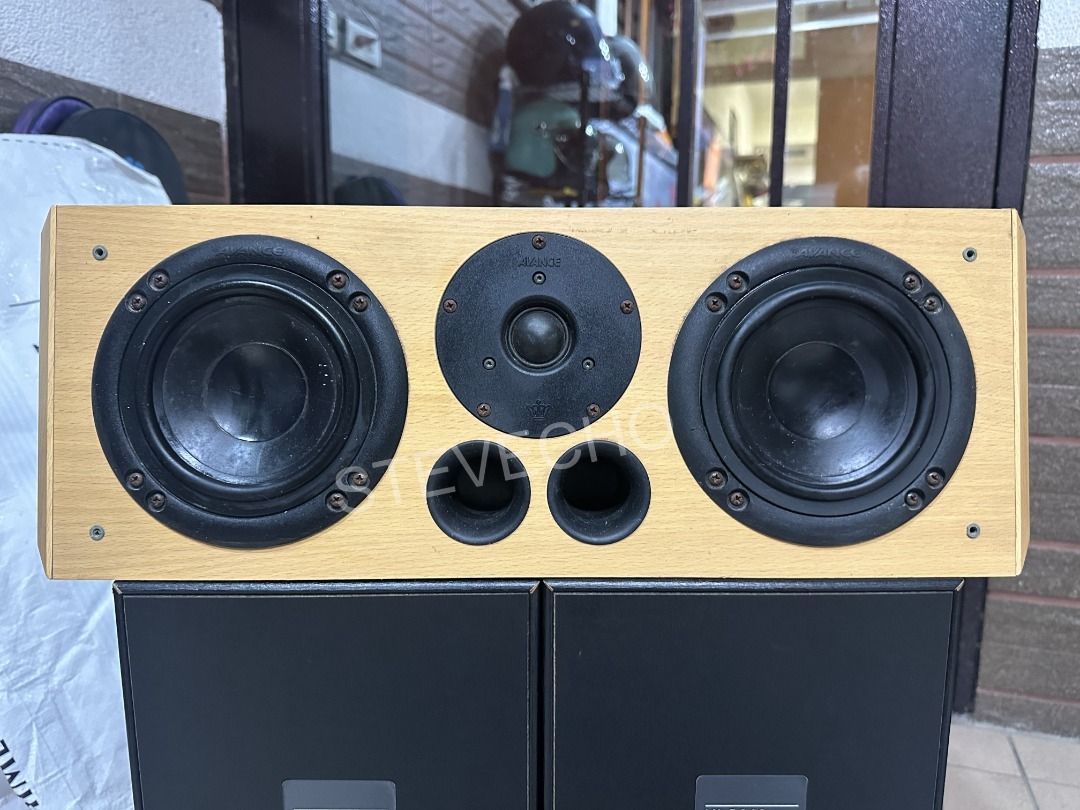丹麥原裝 AVANCE S611 低音雙6吋 中置喇叭 使用VIFA 單體 沒網罩~, 耳機及錄音音訊設備, Soundbar、揚聲器、藍牙 ...