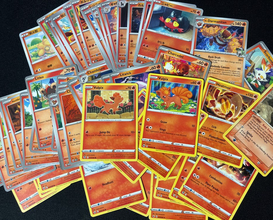 🔥 Fire Type Pokemon Cards!, Hobbies & Toys, Toys & Games on Carousell