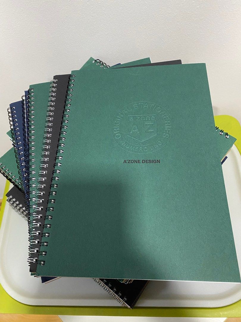 B4 A'Zone Design Spiral Notebooks, Hobbies & Toys, Stationery & Craft ...