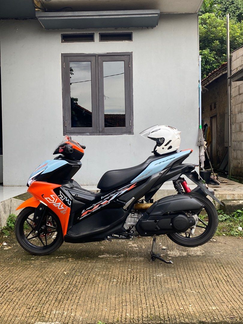 AEROX NEW ABS TAHUN 2023 FULL MODIFIKASI, Motor di Carousell
