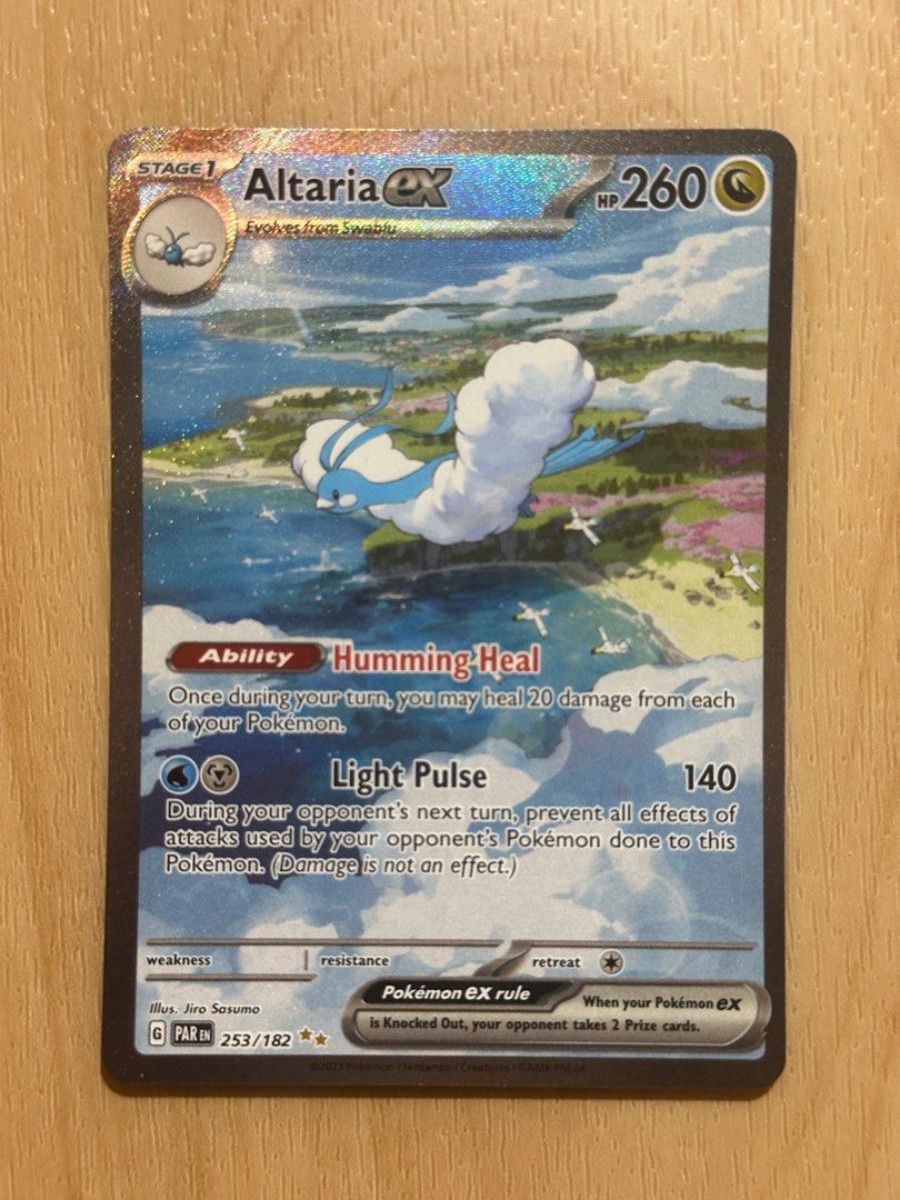 Altaria Ex #253 SIR Paradox Rift Pokemon Card, Hobbies & Toys, Toys ...