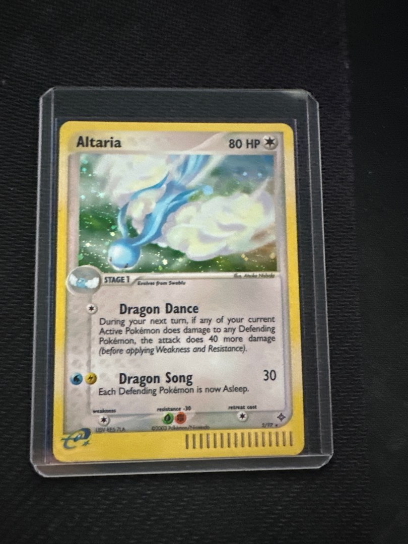 Altaria Pokemon Card Dragon set 2003, 2/97 - NM, Hobbies & Toys, Toys ...