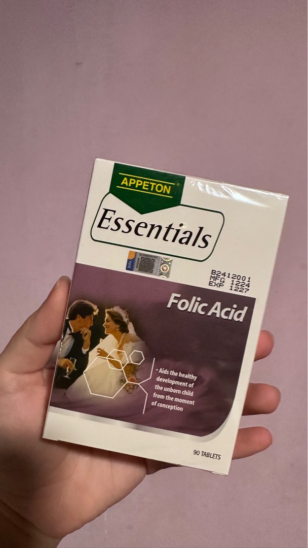 Appeton Essentials Folic Acid - 90 Tablets, Health & Nutrition, Health ...