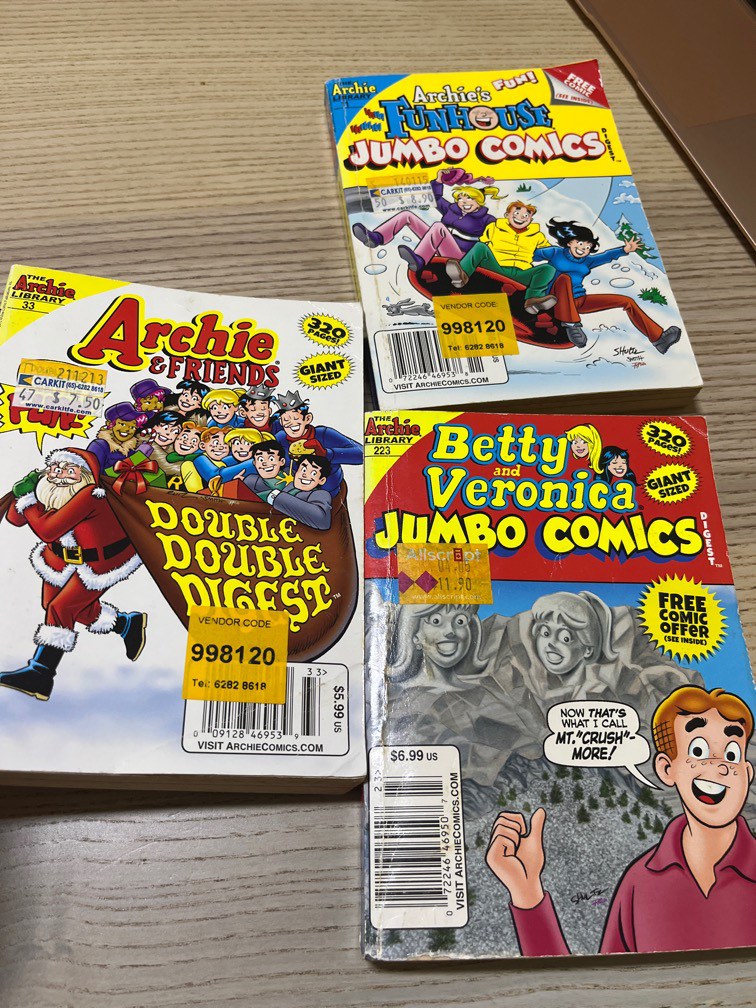 Archie jumbo comics, Hobbies & Toys, Books & Magazines, Comics & Manga ...