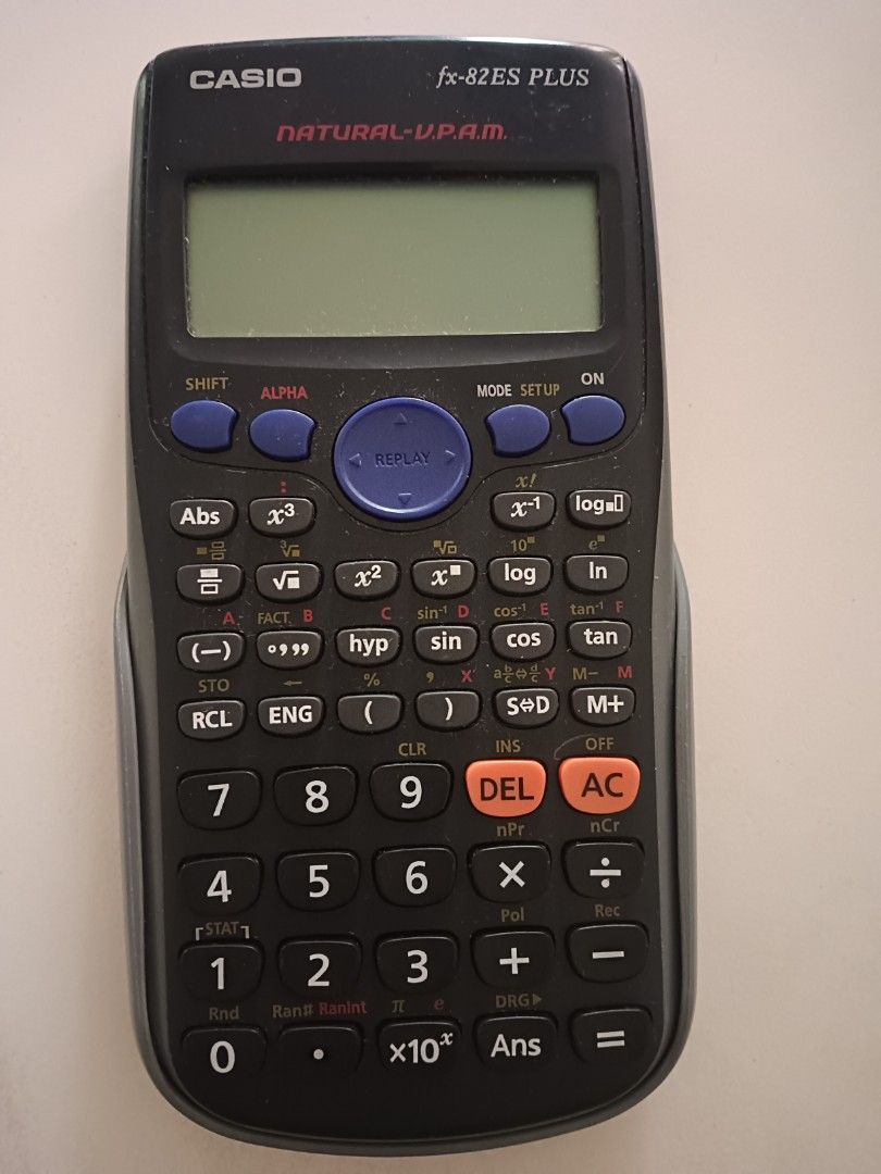 CASIO fx-82ES PLUS 函數計算機, 興趣及遊戲, 手作＆自家設計, 文具 - Carousell