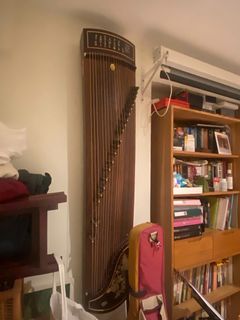⭐️Fast Sale. 21 strings wooden Chinese Zither Guzheng c/w stand ...