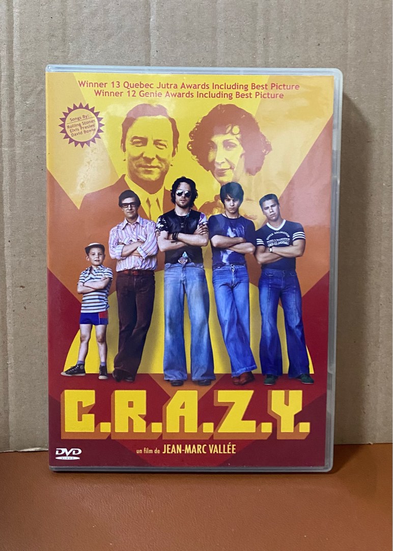C.R.A.Z.Y. (2005). Directed by Jean-Marc Vallée. DVD. Region 3 ...