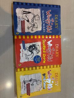 Diary of a Wimpy Kid Books - No Brainer & Hot Mess, Hobbies & Toys ...