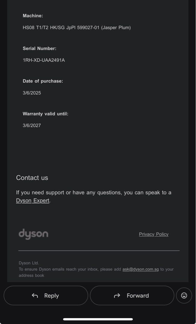 Dyson Airwrap HS08 - Jasper Plum - Warranty till 2027, Beauty ...