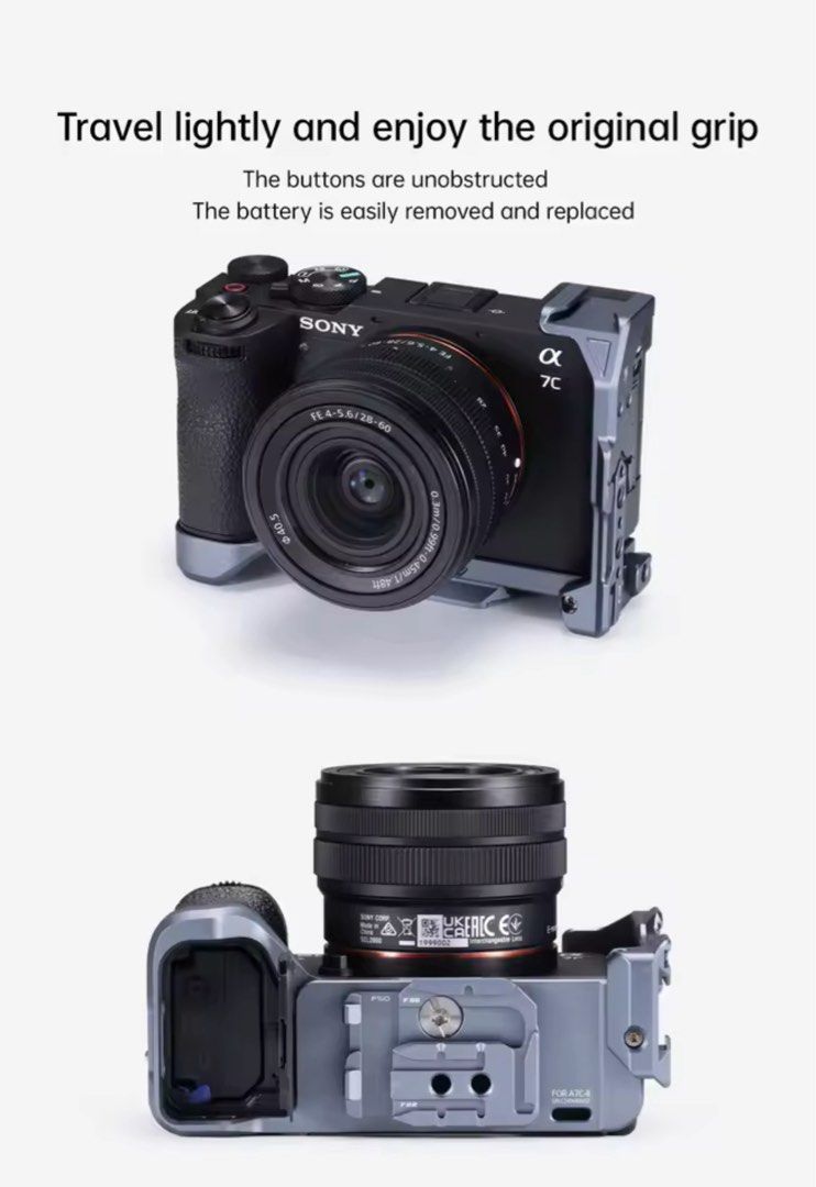 Falcam Ulanzi Camera Cage for Sony Alpha 7CII A7CII A7C2, Photography ...