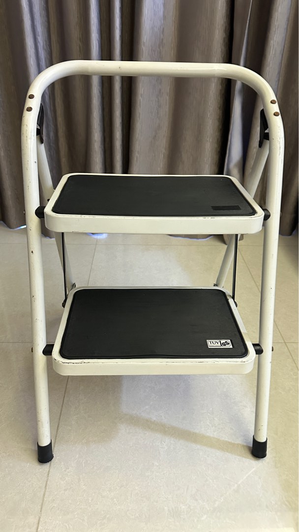 Folding Step Ladder - 2 Steps, Furniture & Home Living, Home ...