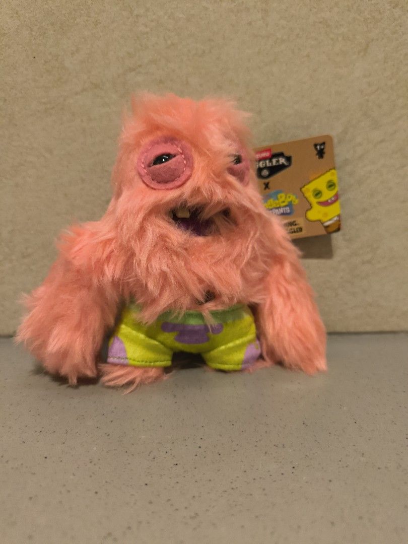 Fuggler x SpongeBob Patrick Star Plushie Keyring, Hobbies & Toys, Toys ...