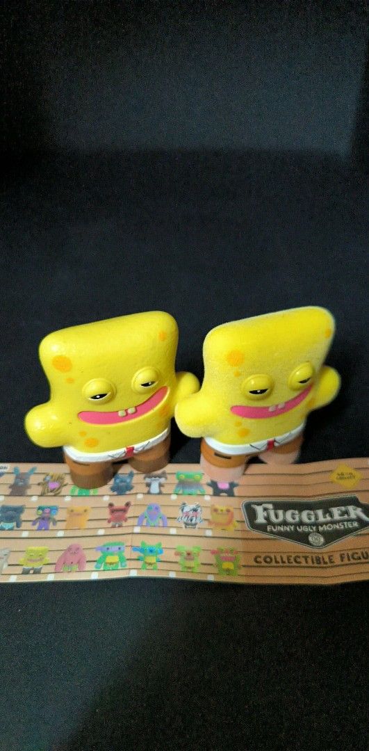 Fugglers SpongeBob SquarePants Rare Furry SpongeBob and Common ...
