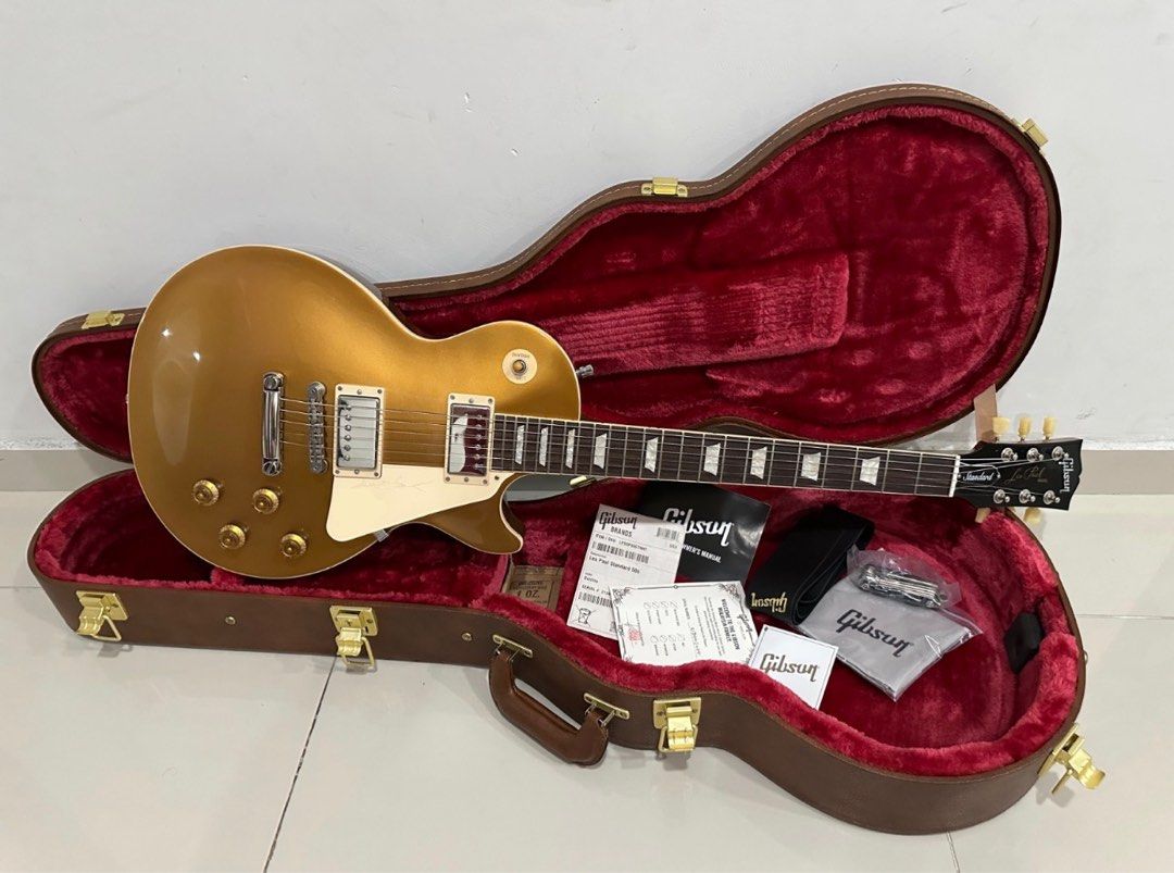 Gibson 2024 Les Paul Standard 50s, Goldtop, Hobbies & Toys, Music ...
