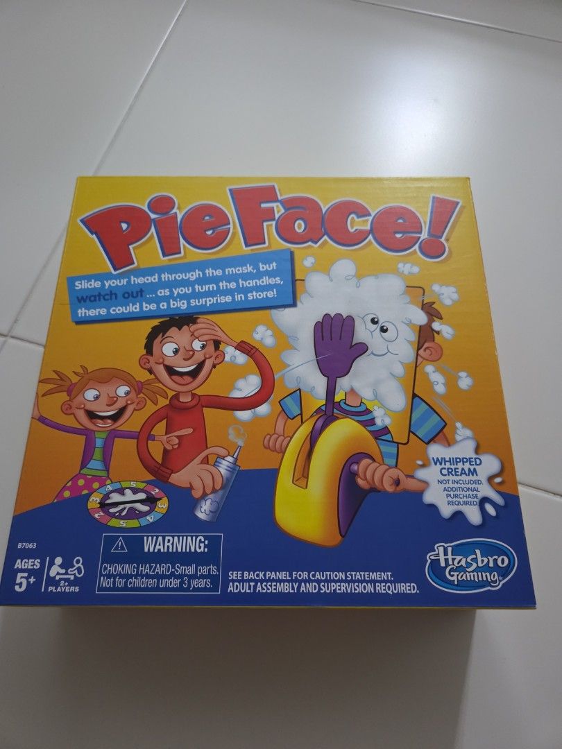 Hasbro Pie Face! Game, Hobbies & Toys, Toys & Games on Carousell
