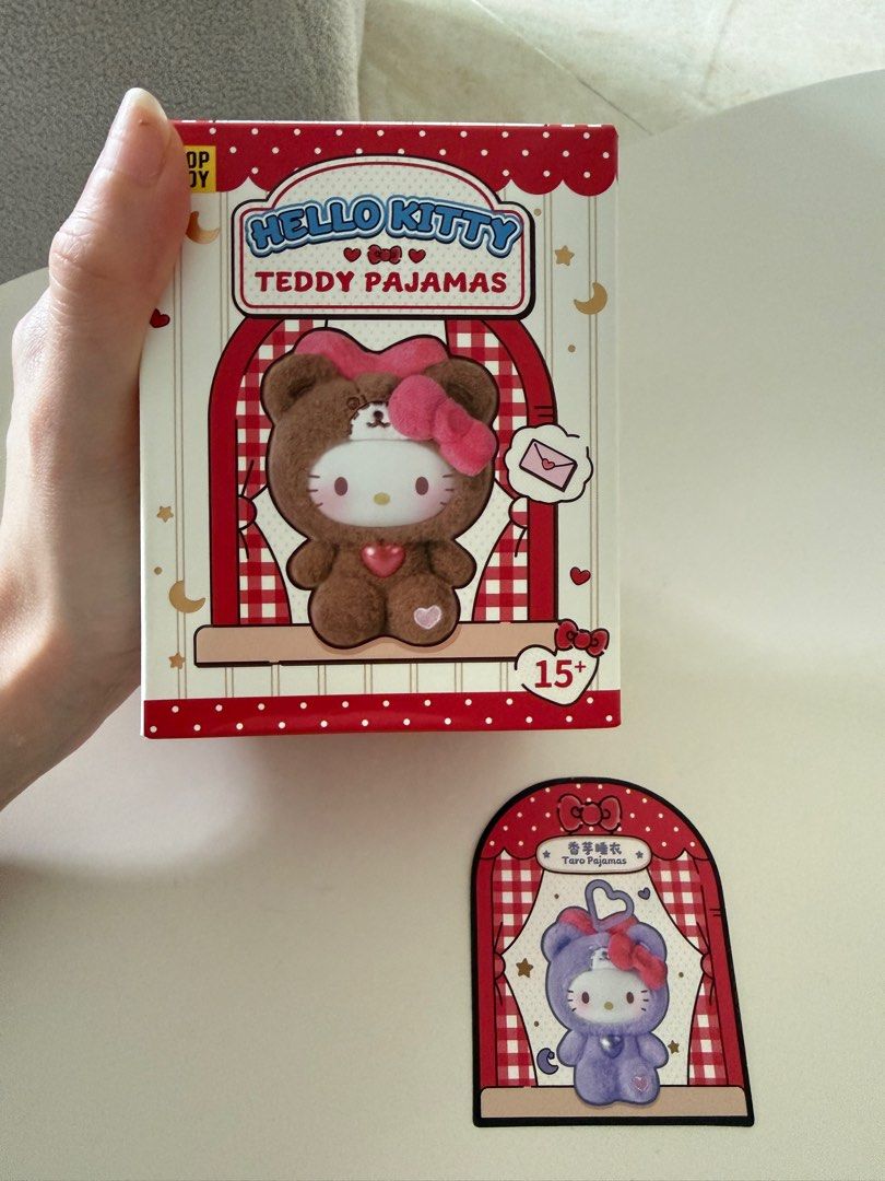 Hello Kitty Teddy Pajamas Blind Box, Hobbies & Toys, Toys & Games on ...